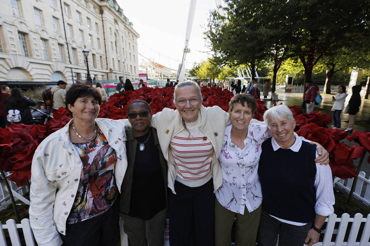 A Striking Trail Of Giant Red Roses Has Surrounded The London Eye ...
