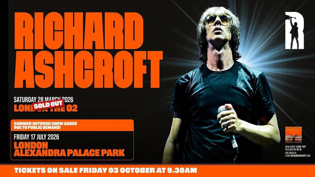 Richard Ashcroft Has Announced A Giant Outdoor Headline Show For London ...