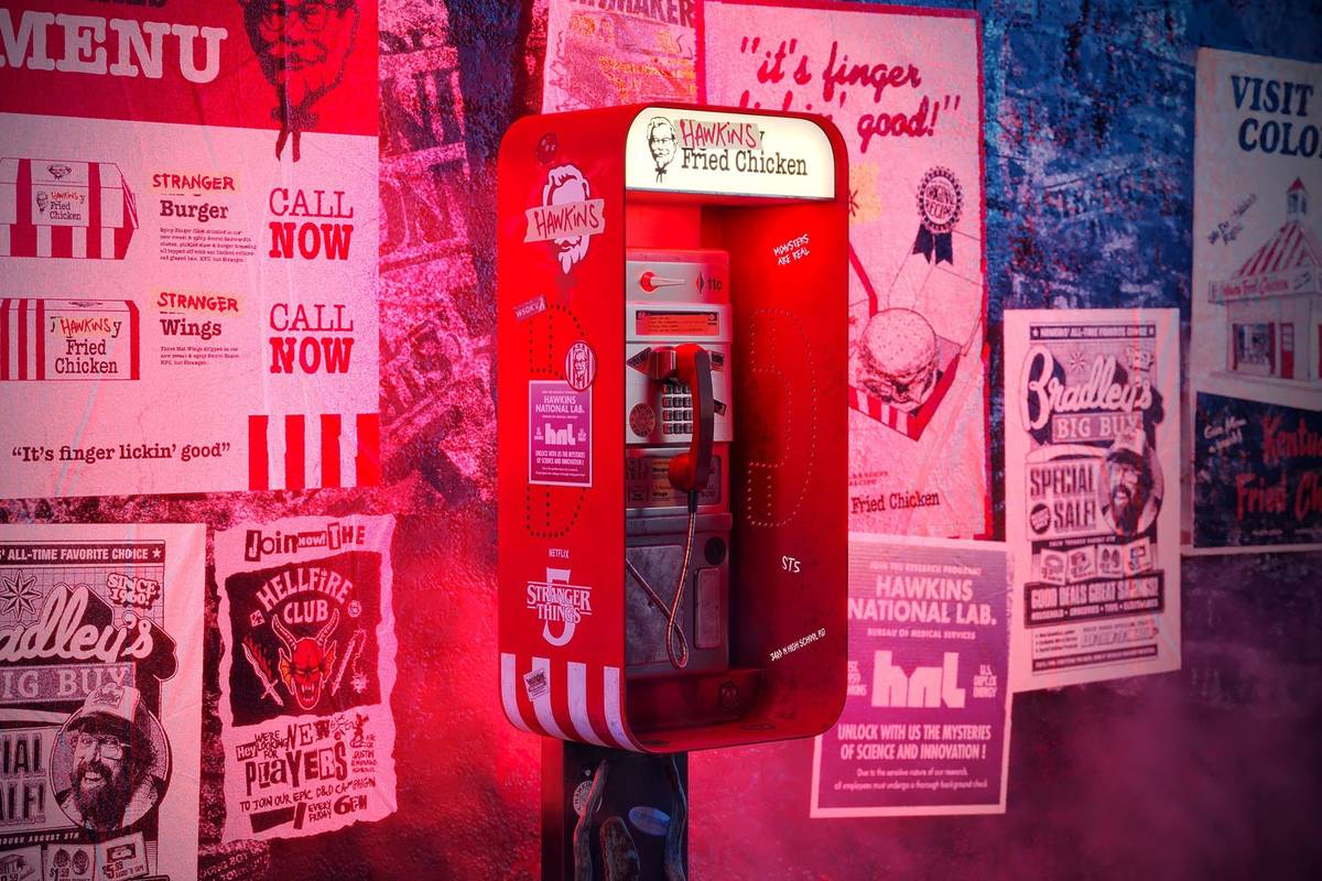 KFC está lançando uma linha direta inspirada em 'Stanger Things' em um ...