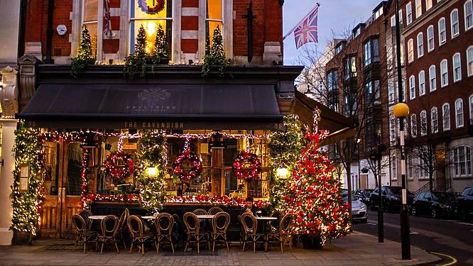 Marylebone Village Is A Festive Dining Hot Spot