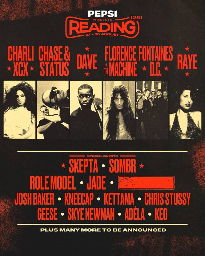 Reading & Leeds Have Revealed Their Headliners For 2026 – With Charli ...