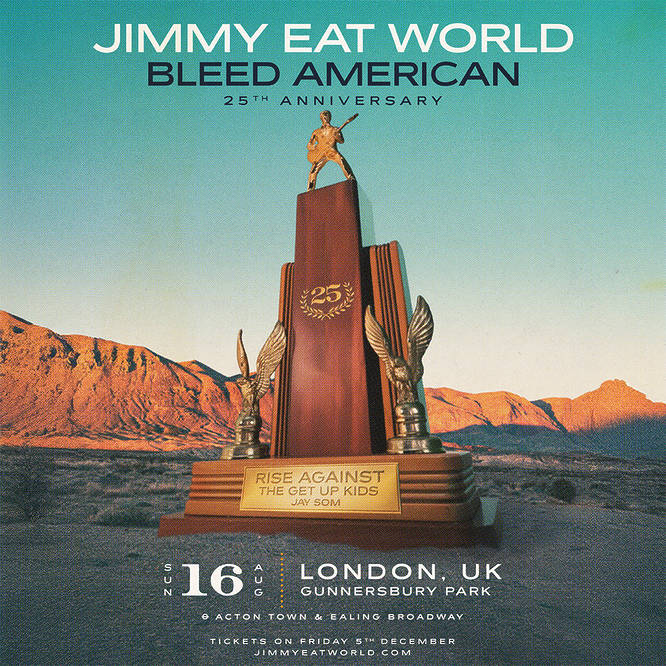 Jimmy Eat World Are Playing A Huge Outdoor Show In London Next Summer ...