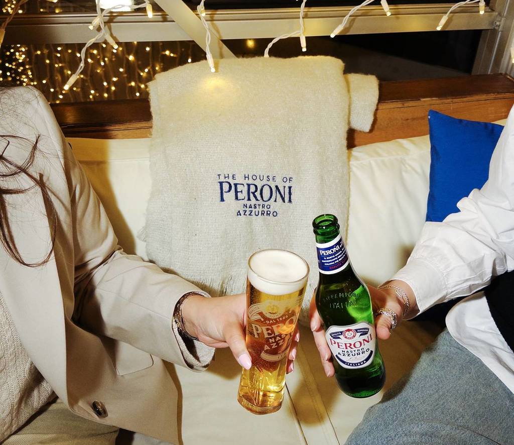 A Peroni Fountain Is Popping Up On London's South Bank