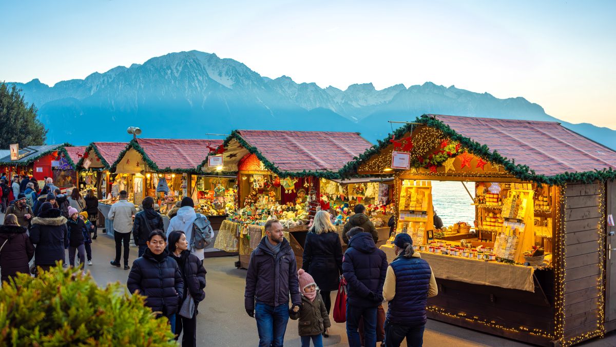 This Glimmering Christmas Market Sits Beside One Of The Most Beautiful ...