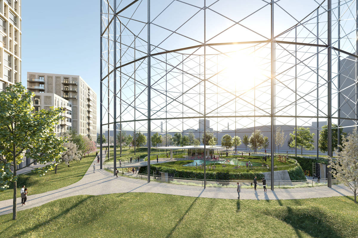This Historic Grade II-Listed South London Gasholder Could Soon Turn ...
