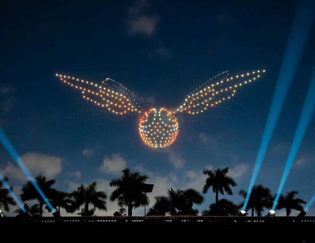 Eine fesselnde Harry Potter™ DroneArt Show wird bald in der Nähe von ...