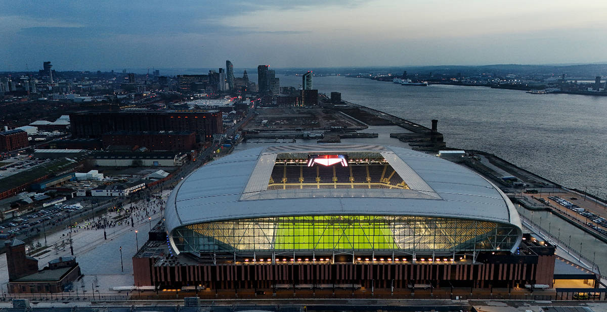 The New Everton Stadium Hosted Its First Test Event Last Night - When ...
