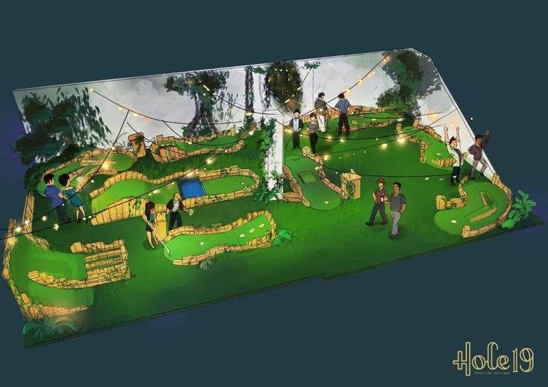 A Miniature-Golf Pop-Up Bar Is Coming To Town Swinging Later Next Month