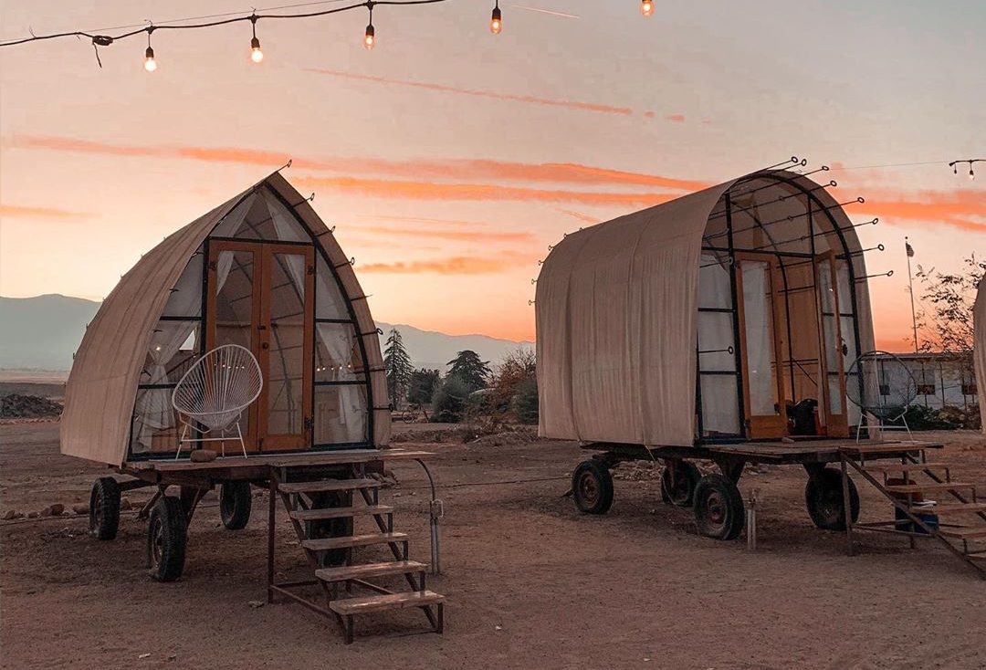Stay In On Of These Cute Wagons In A Serene, Rural Setting Near L.A.