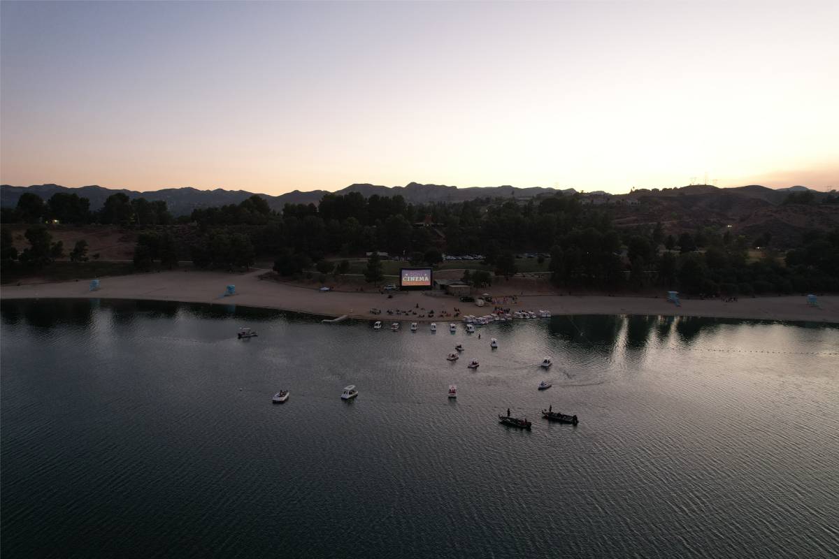 This Unique Boat Cinema Is Heading To Castaic Lake This Summer—And It’s ...