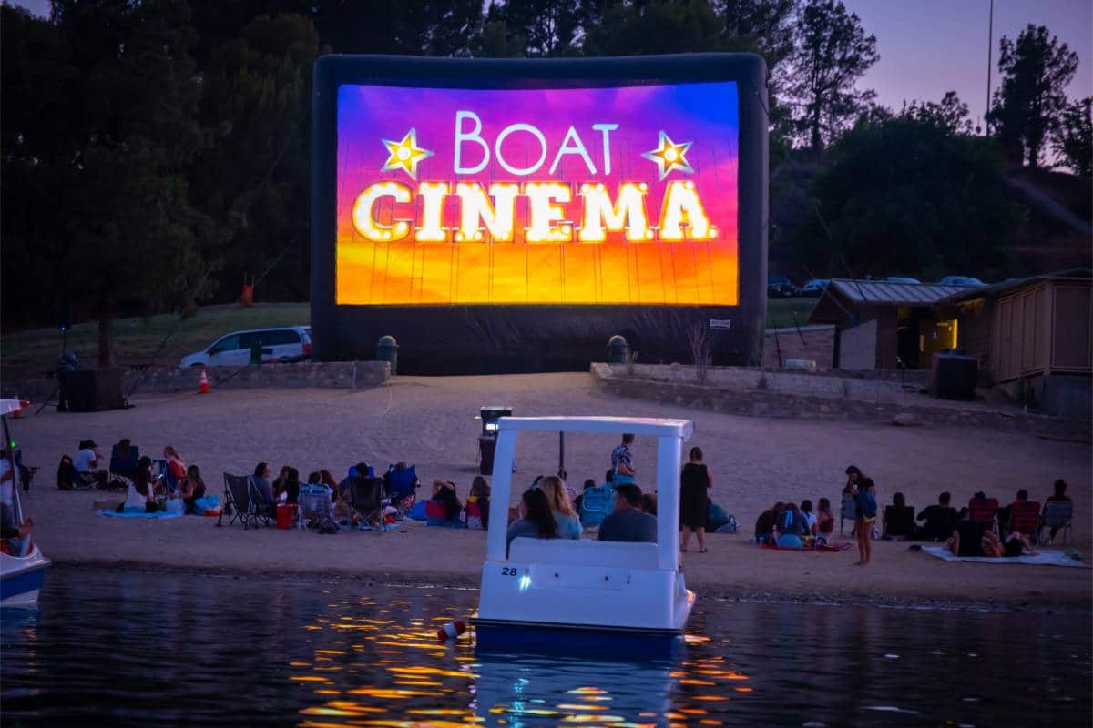 This Unique Boat Cinema Is Heading To Castaic Lake This Summer—And It’s ...