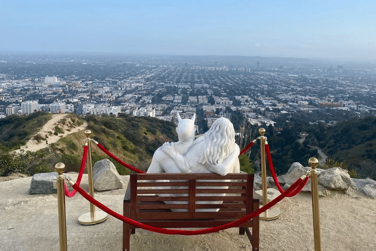 The Artists Who Placed A Mysterious Statue On Runyon Canyon Strike Again