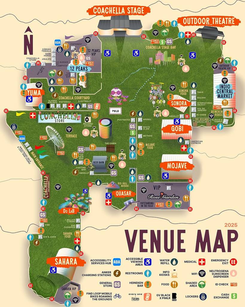 Coachella 2025 Map, Schedule, And What To Know Before You Go