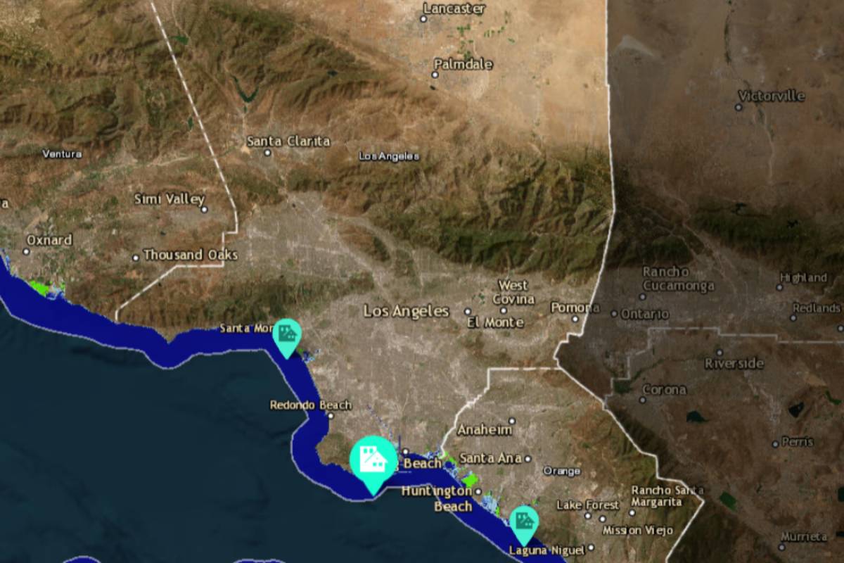 This Interactive Map Shows What L.A. Would Look Underwater