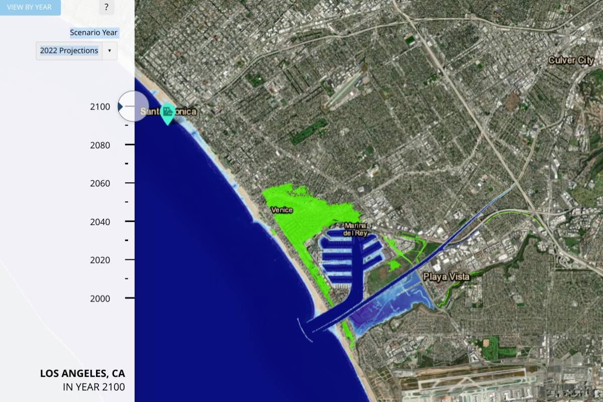 This Interactive Map Shows What L.A. Would Look Underwater