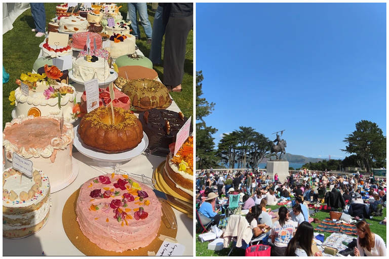 SF's Viral Cake Picnic Is Coming To Los Angeles