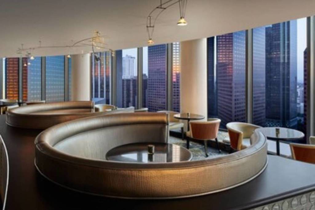 This Revolving Lounge Lets You Enjoy L.A. From The Sky