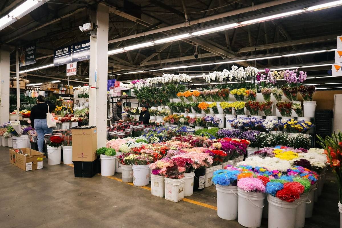 Original Los Angeles Flower Market Is The Largest In The Country