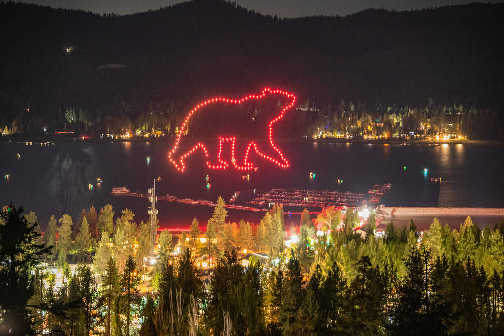 Big Bear Lake Labor Day Drone Show And Lighted Boat Parade