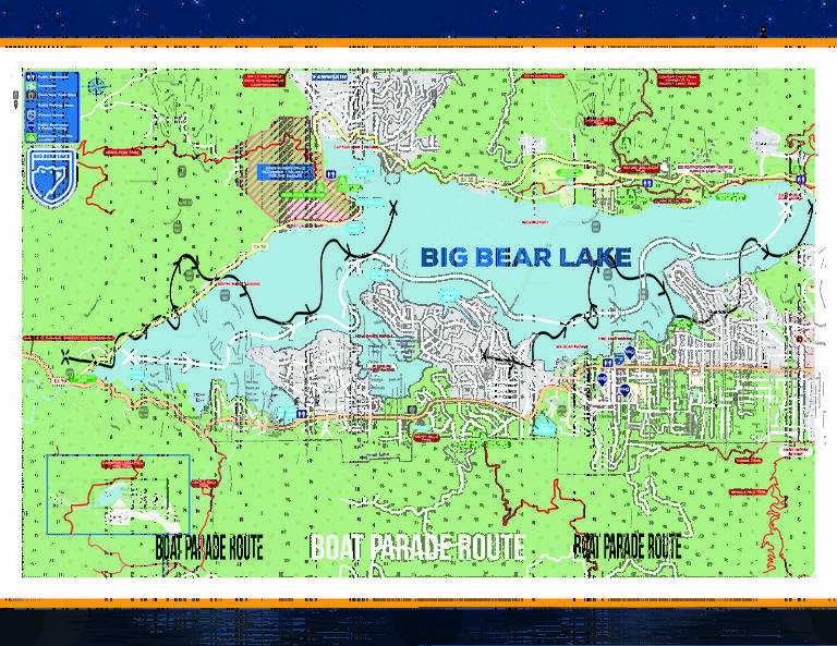 Big Bear Lake Labor Day Drone Show And Lighted Boat Parade