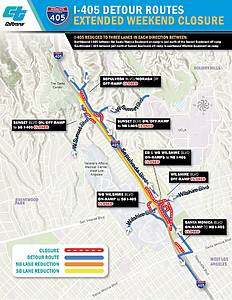 I-405 Closures Will Hit L.A. Drivers Through Mid-2026