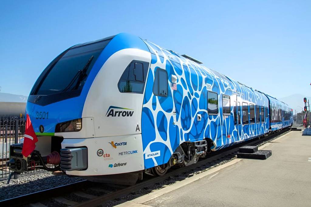 California Launches North America's First Hydrogen-Powered Train