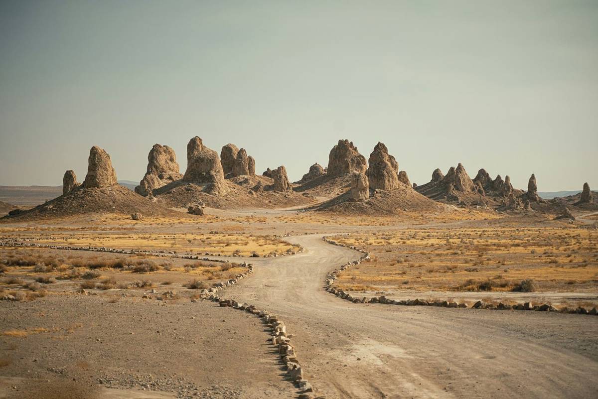 500 'Trona Pinnacles' Rise Out Of The Desert 3 Hours From LA