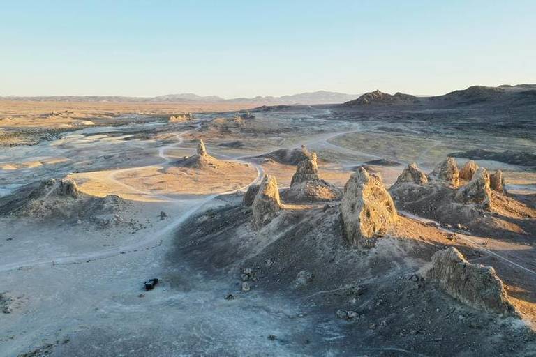 500 'Trona Pinnacles' Rise Out Of The Desert 3 Hours From LA