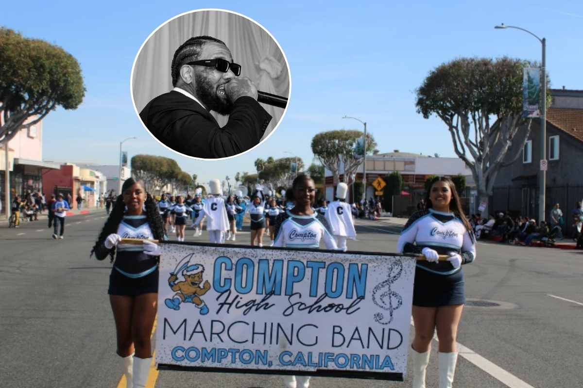 The Game Leads Compton’s Christmas Parade As Grand Marshal