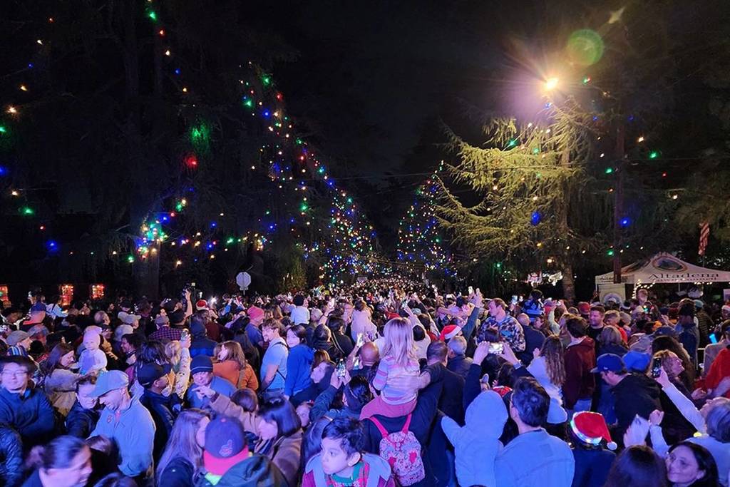 Altadena's Iconic Christmas Tree Lane Lights Up This Weekend