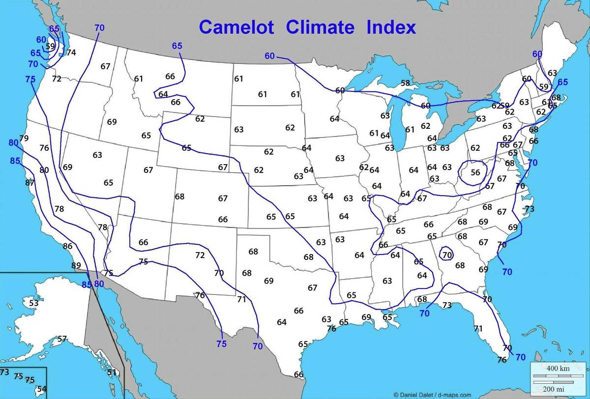 A Weather Index Ranks L.A. County As The Third Most Ideal Climate In ...