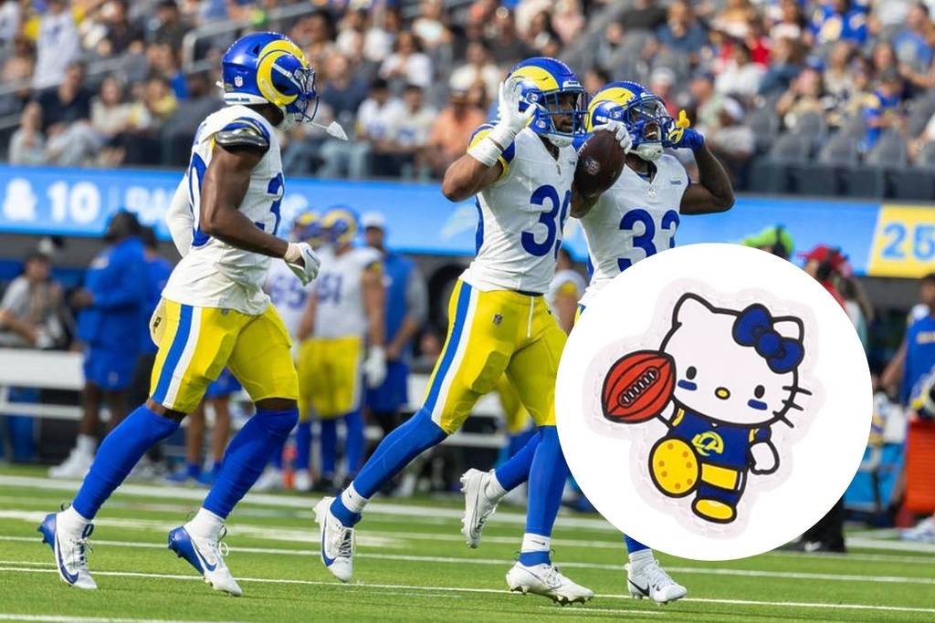 The L.A. Rams Team Up With Hello Kitty For A Special Merchandise Drop ...