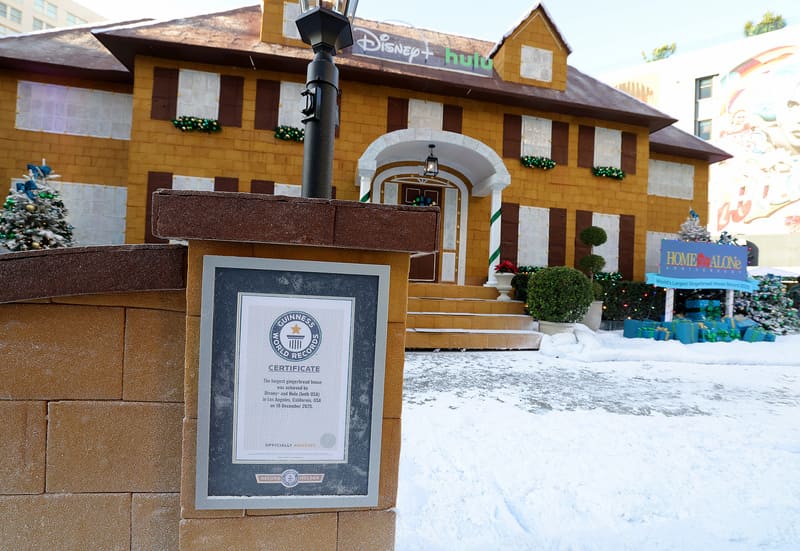 Record-Breaking 'Home Alone' Gingerbread House Pops Up In L.A.