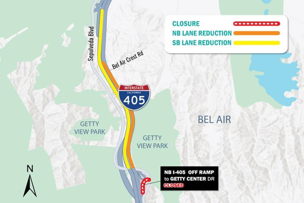 I-405 Closures Through Sepulveda Pass Will Hit L.A. Drivers This ...