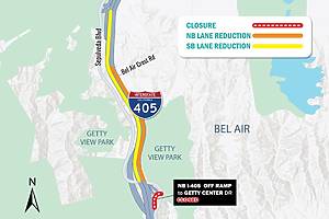 I-405 Closures Through Sepulveda Pass Will Hit L.A. Drivers This ...