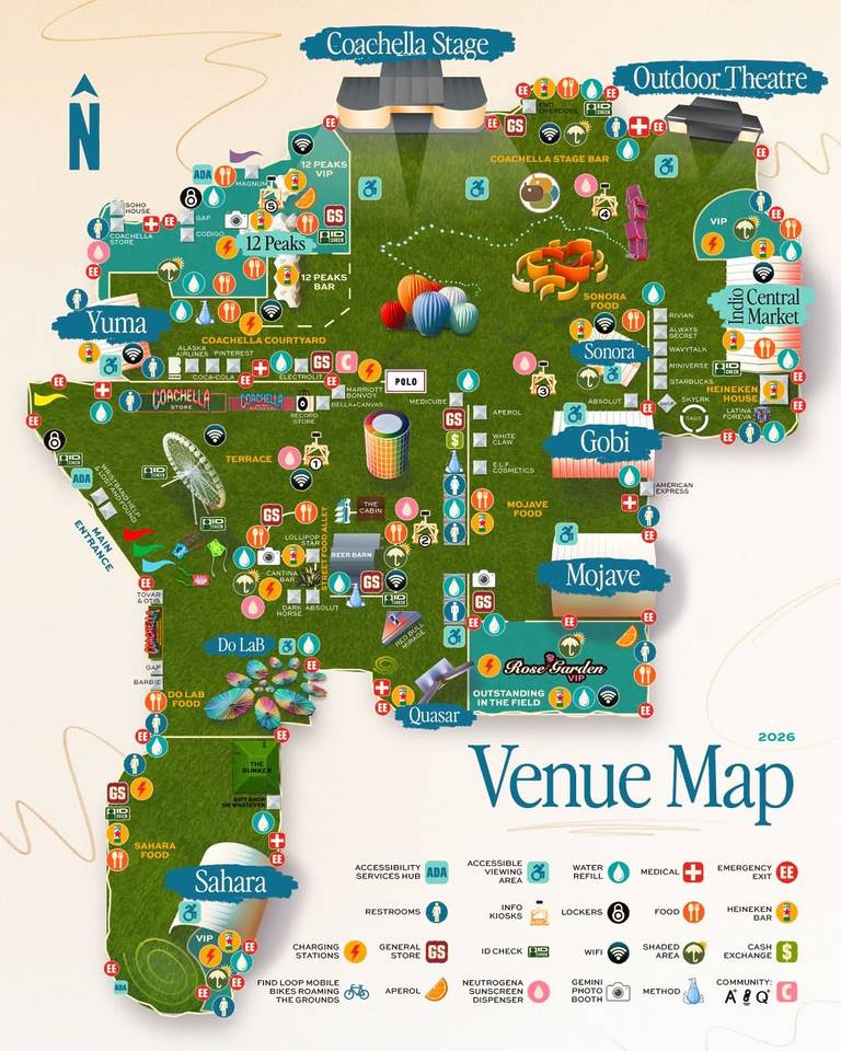 Your Guide To Coachella 2026: Map, Weekend 2 Schedule, & More