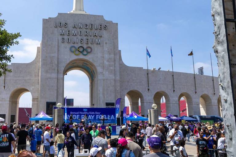 The L.A. Coliseum Is Transforming Into A Gigantic Free Playground This ...