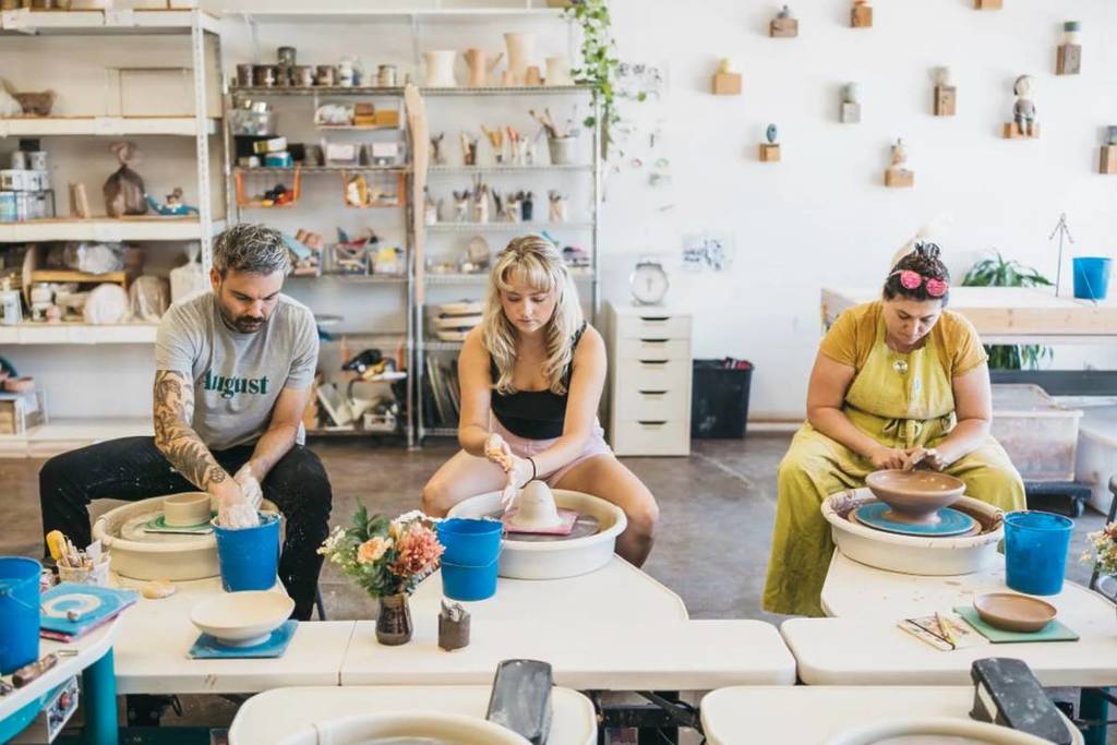 Craft ceramics alongside adoptable rescue pups at this one-of-a-kind ...