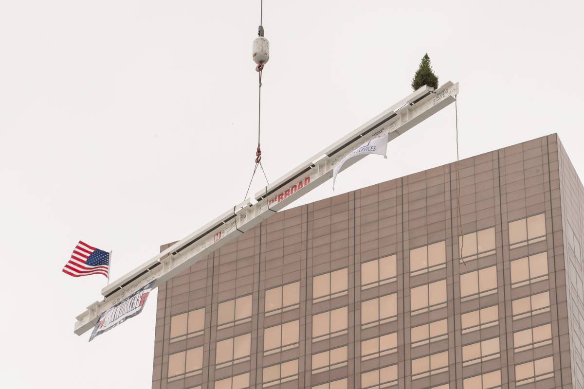 The Broad Museum $100M expansion in DTLA tops out ahead of 2028 ...