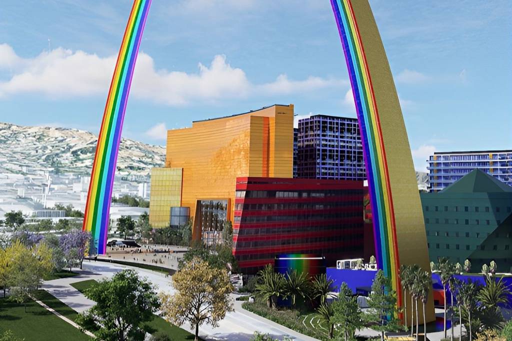 WeHo plans a massive 25-acre development featuring a landmark arch ...