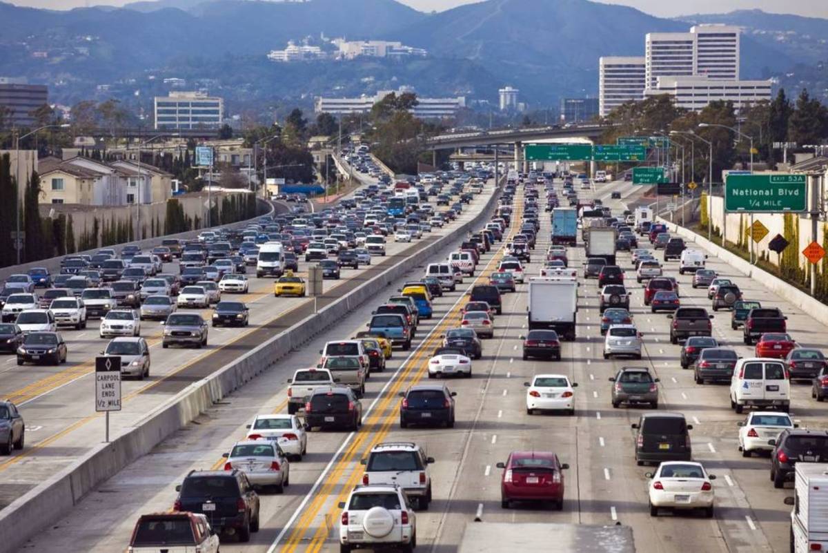 Los Angeles has taken the top spot for the worst traffic in America.