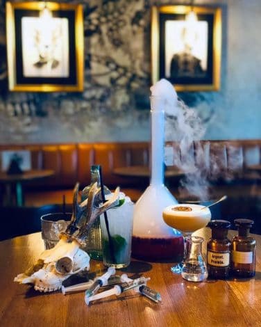 There's An Immersive Menu Of Secret Cocktails Available At The Alchemist