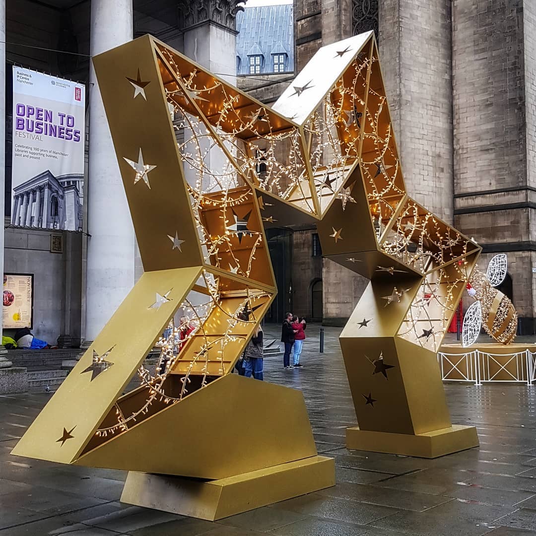 Discover The Trail Of Festive Light Sculptures In Manchester This Christmas