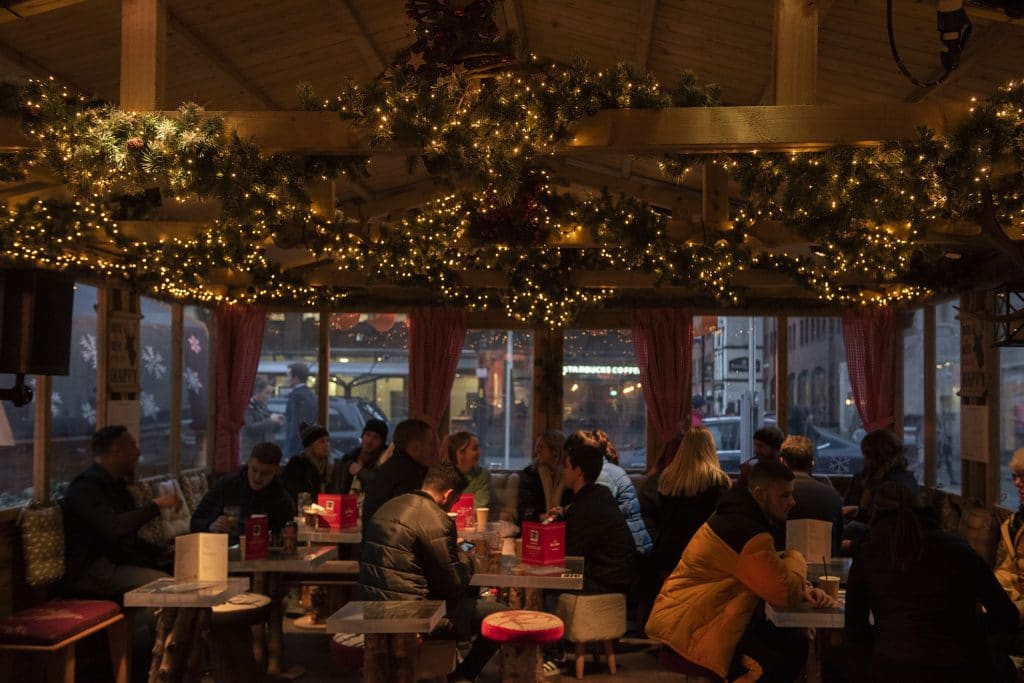 An Alpine Village Complete With Karaoke Huts And Hot Toddys Has Popped ...