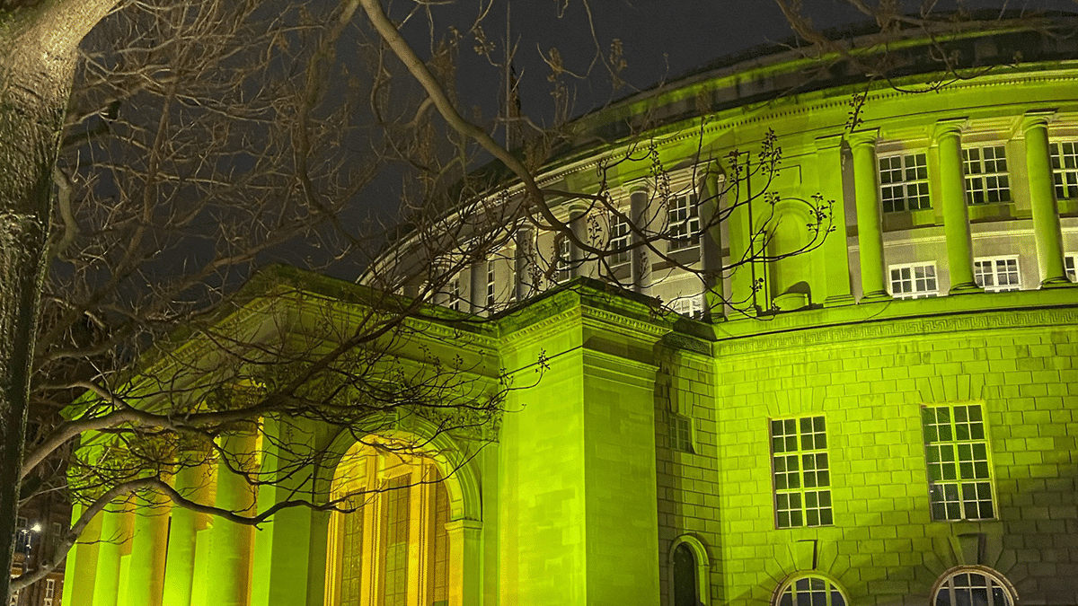 These Lovely Photos Show Manchester Lit Up Yellow Last Night In Honour ...