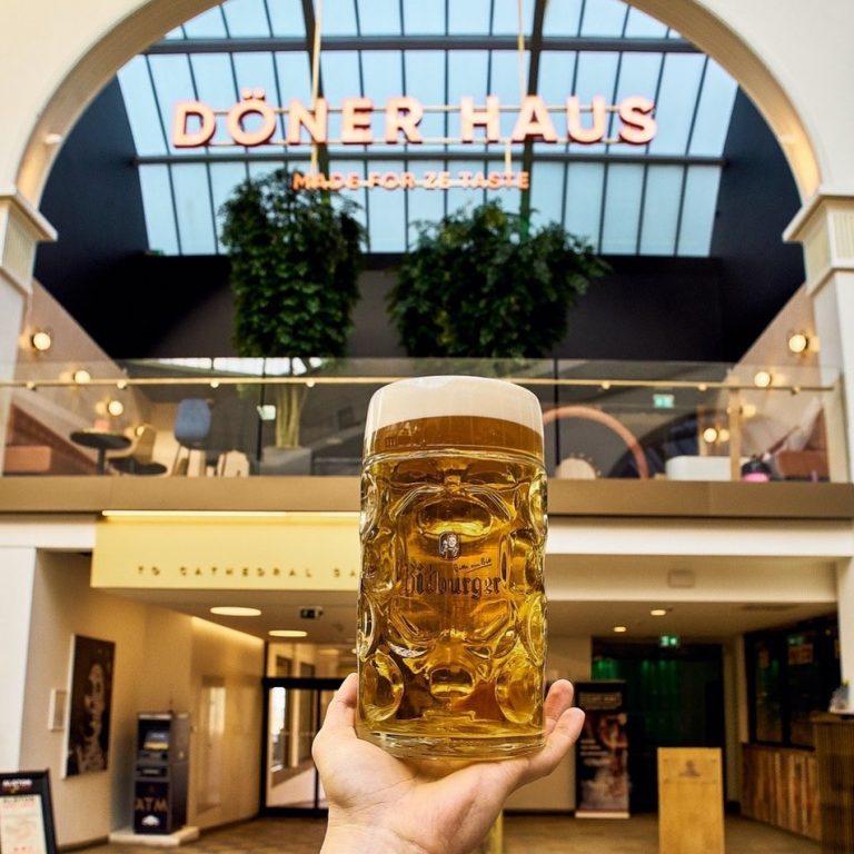 A Gorgeous 'Garden Bar' With Parma Violet Cocktails & German Beers Is ...
