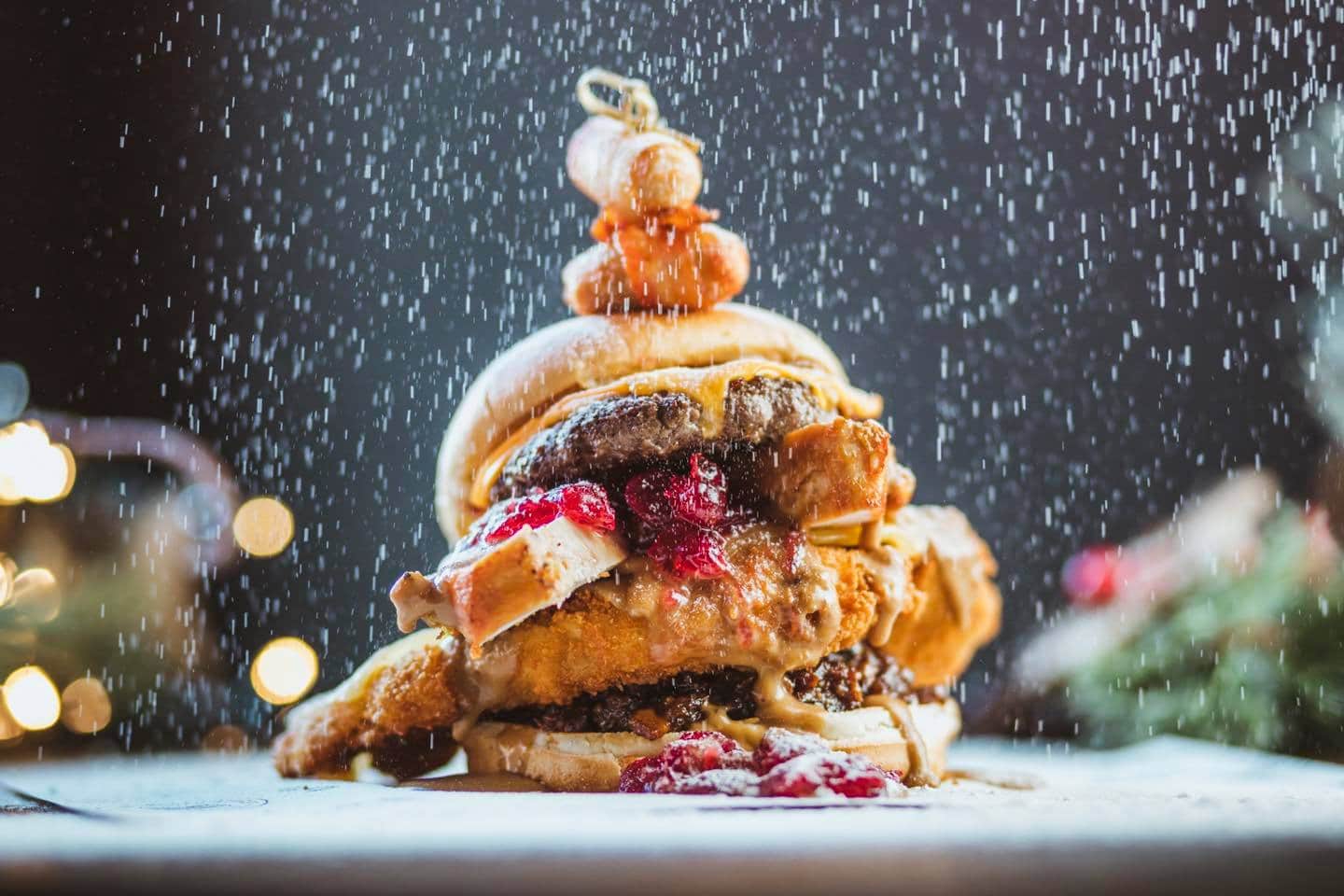 This Manchester Restaurant Has Launched An Epic Christmas Dinner Burger ...