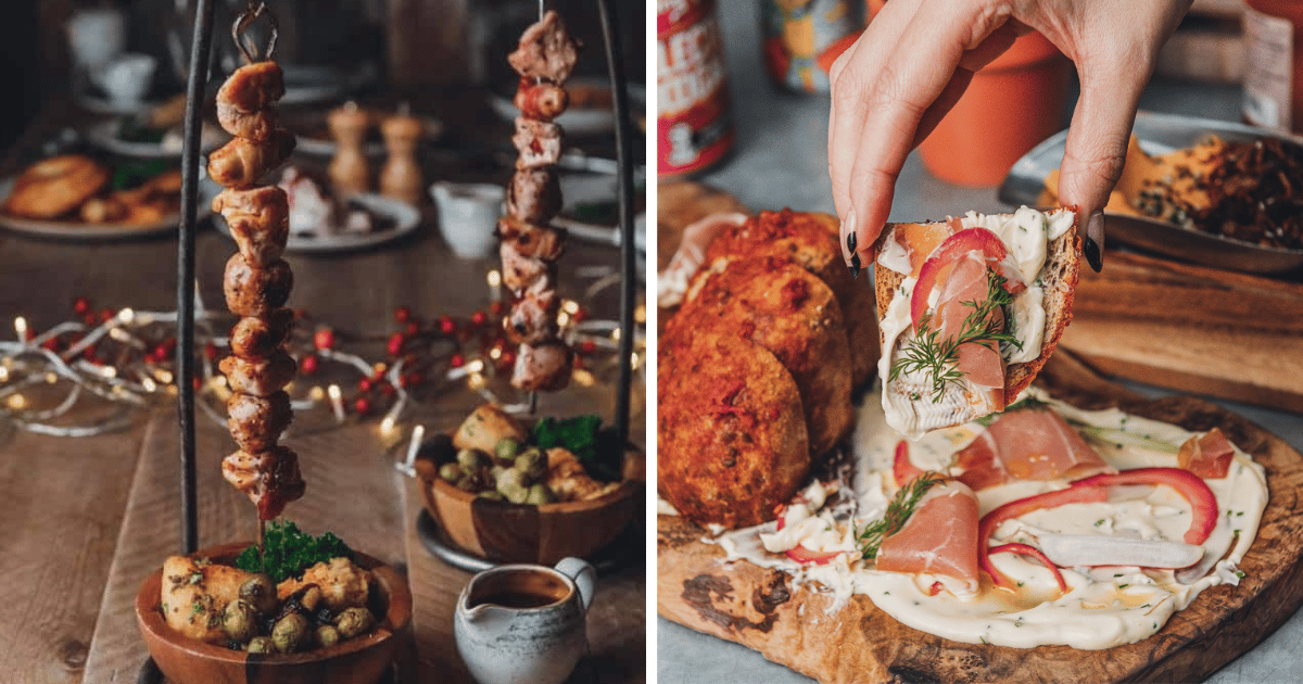 Christmas At The Botanist: Enjoy Festive Turkey Hanging Kebabs