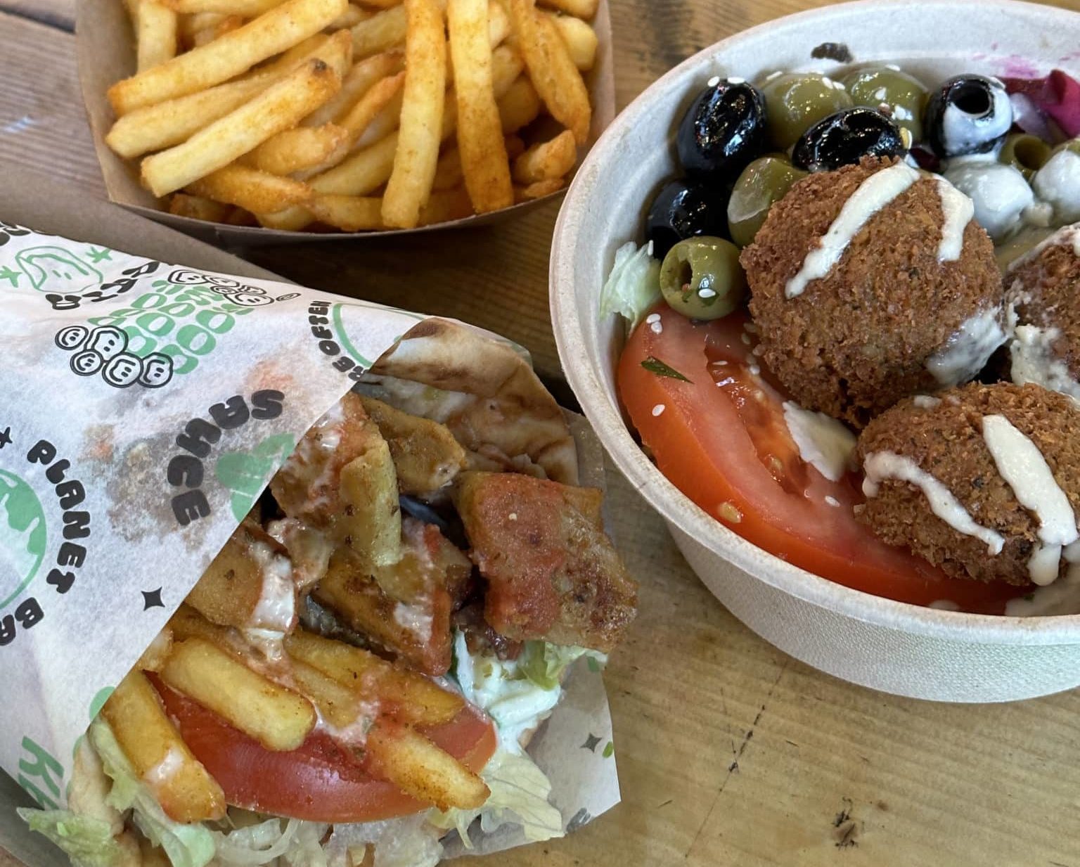 Vegan Kebab Shop What The Pitta! Opens At Manchester's Hatch