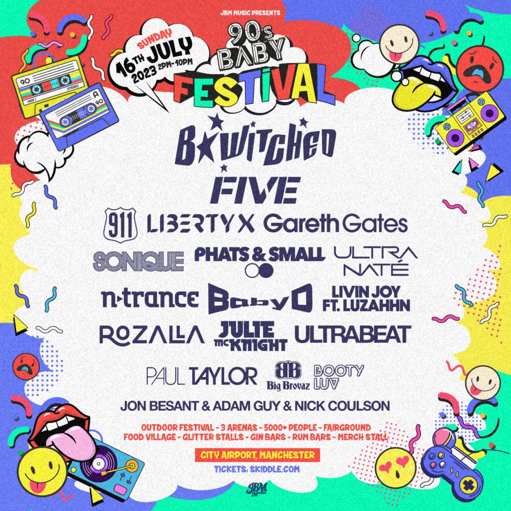 90s Baby Summer Festival Comes To Manchester This Summer